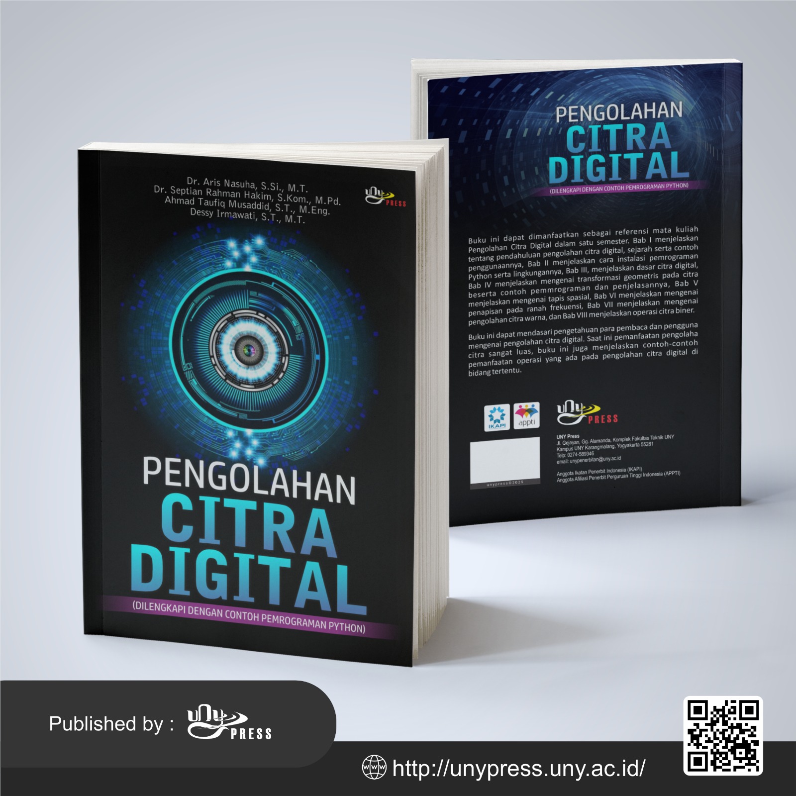 (Preorder) Pengolahan citra digital (dilengkapi dengan contoh pemrograman python) | unypress